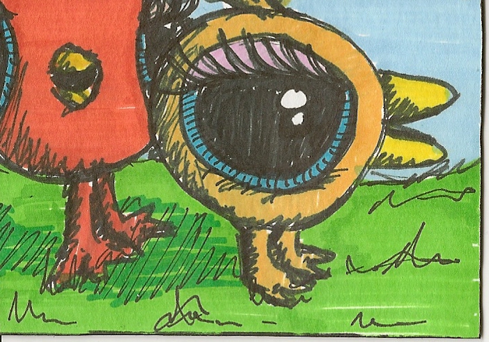 #214- Big-Eyed creature #2- Huge eyed creepy/cute chars. swap ...