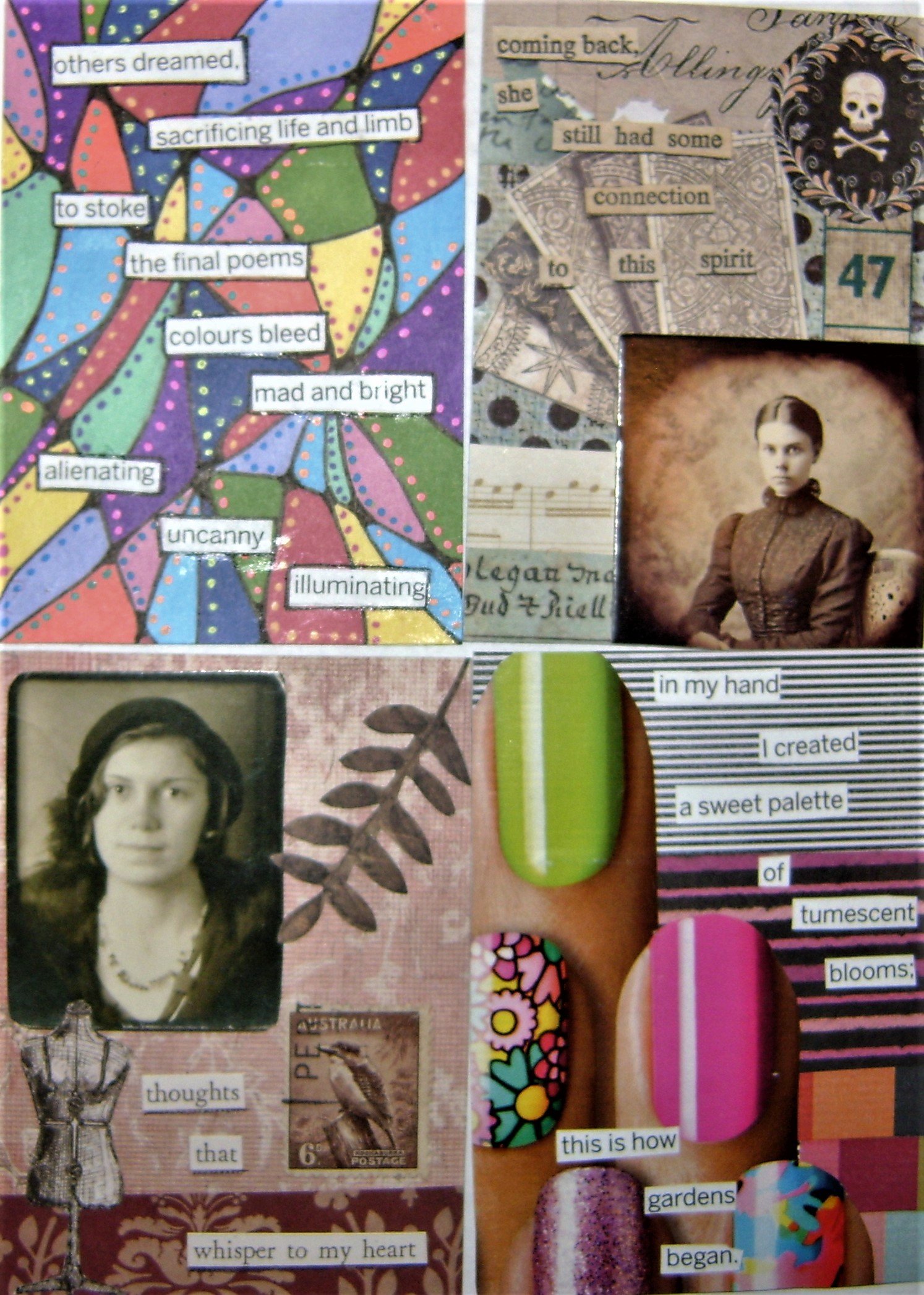 Found Poetry Swap, Mixed Media, Due June 26th, 2025 | Page 8 | ATCsforALL Forums