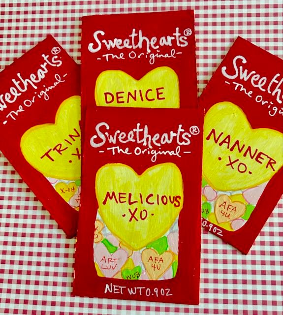 Sweethearts Candy Box Postcards | ATCsforALL Forums
